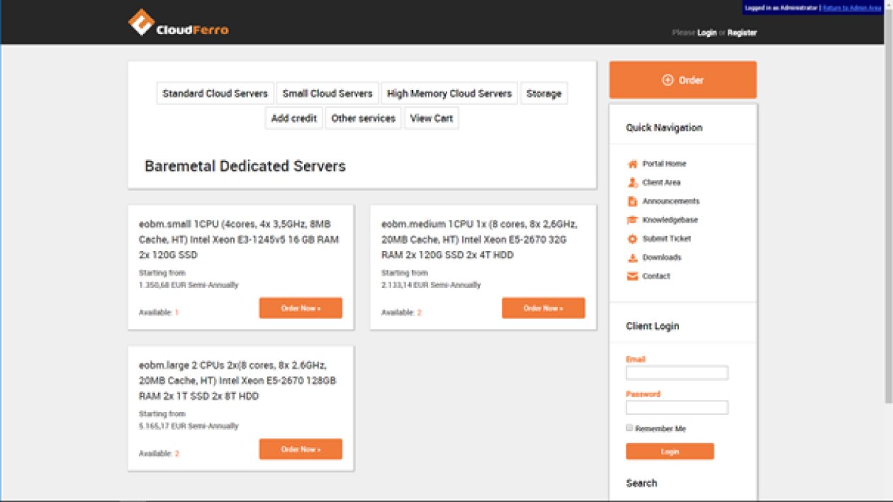 CloudFerro Cloud storage solutions for EO Data